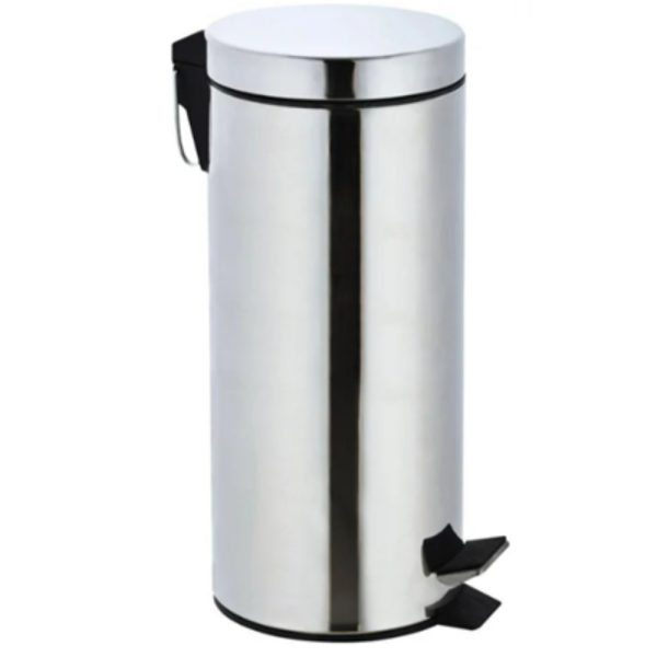 Stainless Steel 30L Pedal Bin – Miktek Scientific