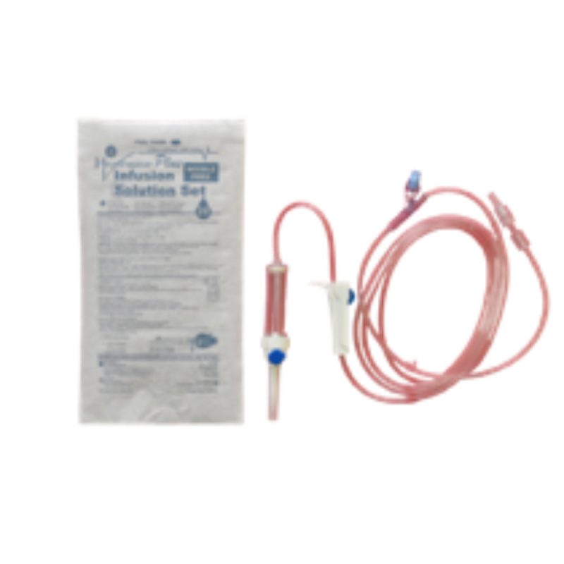 Healthease Plus IV Admin Solution Set 20 Drop Adult – Needle Free ...